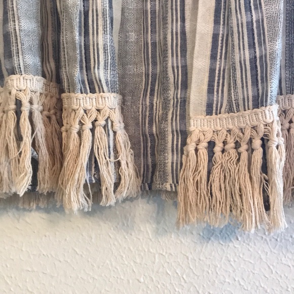 Knox Rose | Tops | Knoc Rose Boho Tassle Fringes Stripes Boho | Poshmark